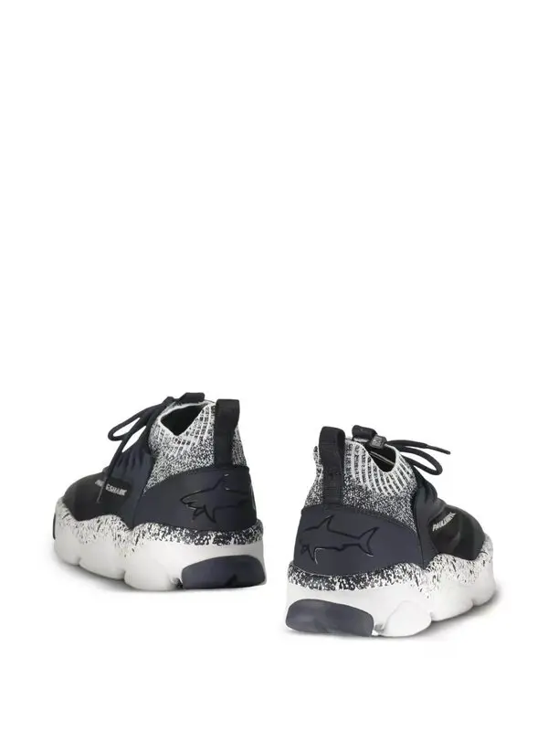 Paul & Shark Shark Insert Sneakers - Black