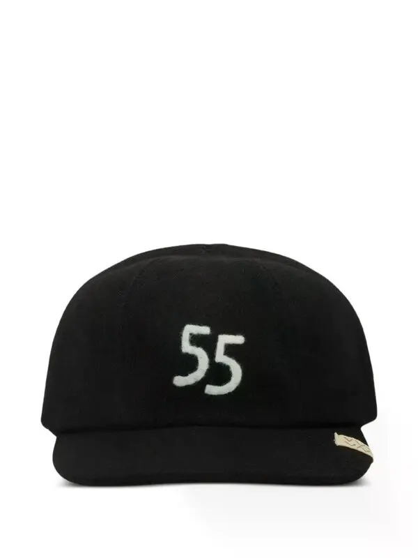 Visvim 55' Embroidered Baseball Cap - Black