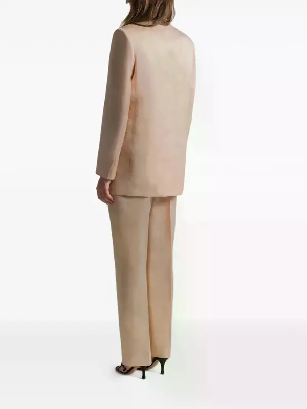 Alberta Ferretti Silk Double-breasted Blazer