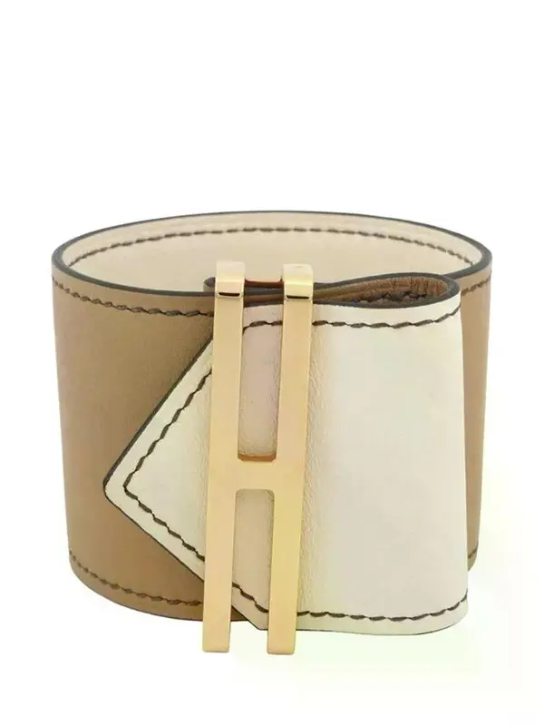 Hermès 2022 Swift Elan Cuff Bracelet - White