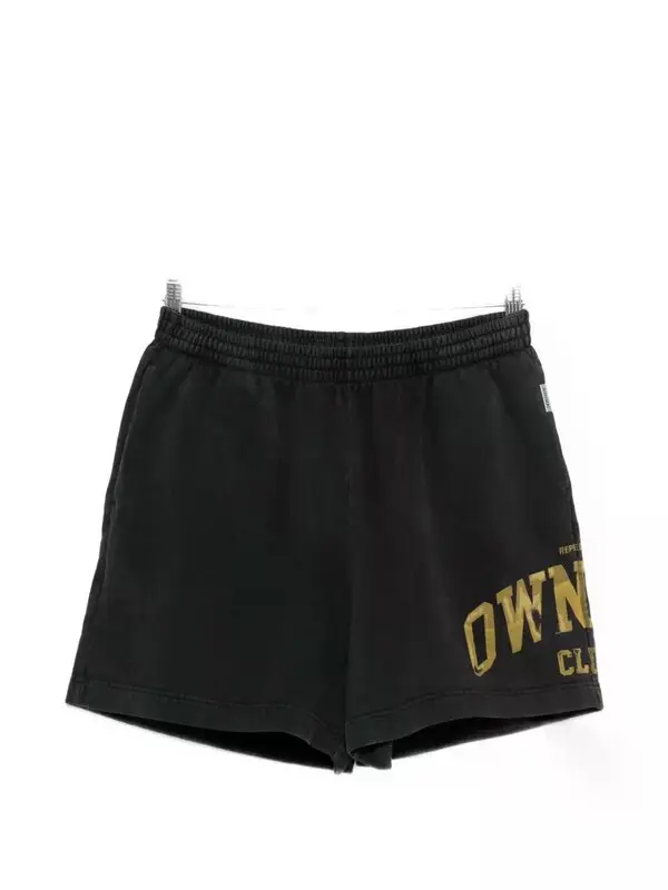 REPRESENT Logo-print Track Shorts