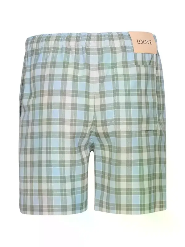 Loewe Check-print Shorts