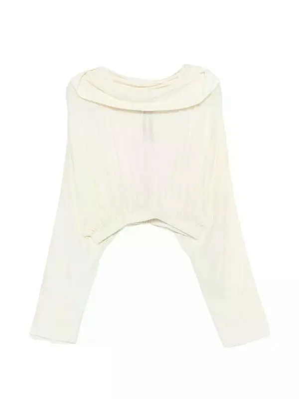 Rick Owens Cowl-neck Cropped Top
