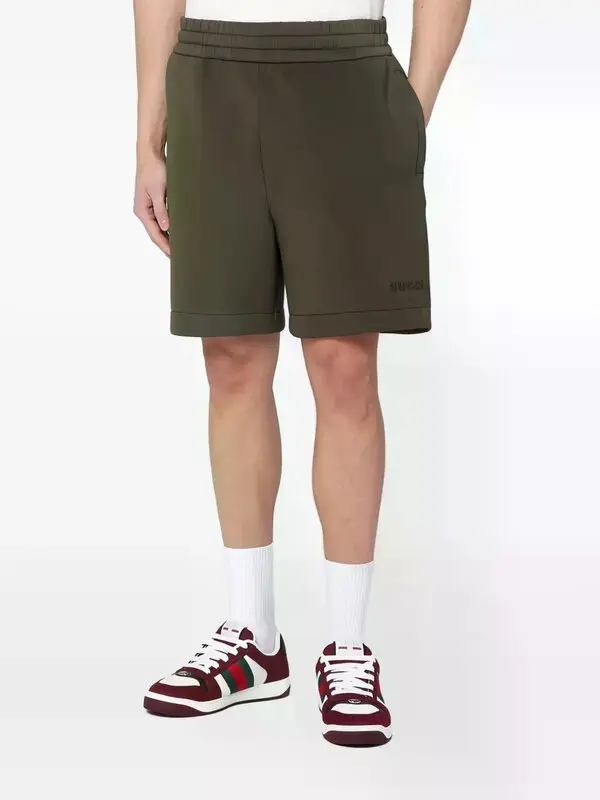 Gucci Logo-embroidered Track Shorts