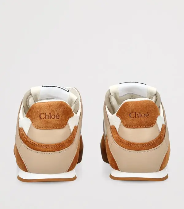 Chloé Leather Kick Low-top Sneakers - Brown