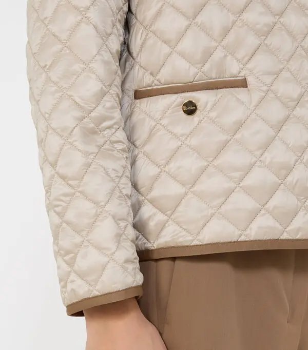 Max Mara Quilted Bello Jacket - Beige