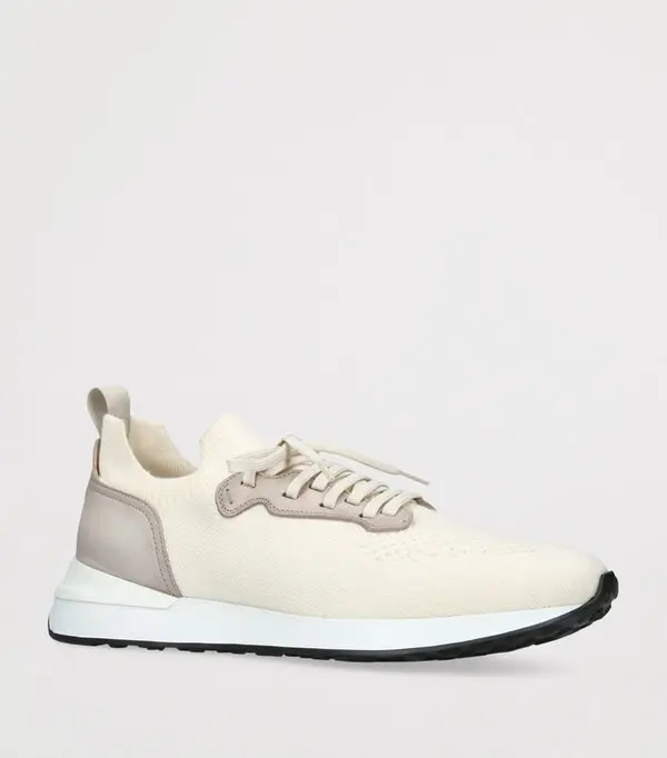 Magnanni Grafton Knit Sneakers - Ivory