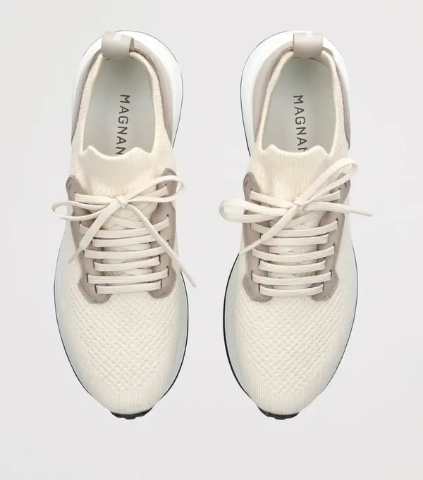 Magnanni Grafton Knit Sneakers - Ivory