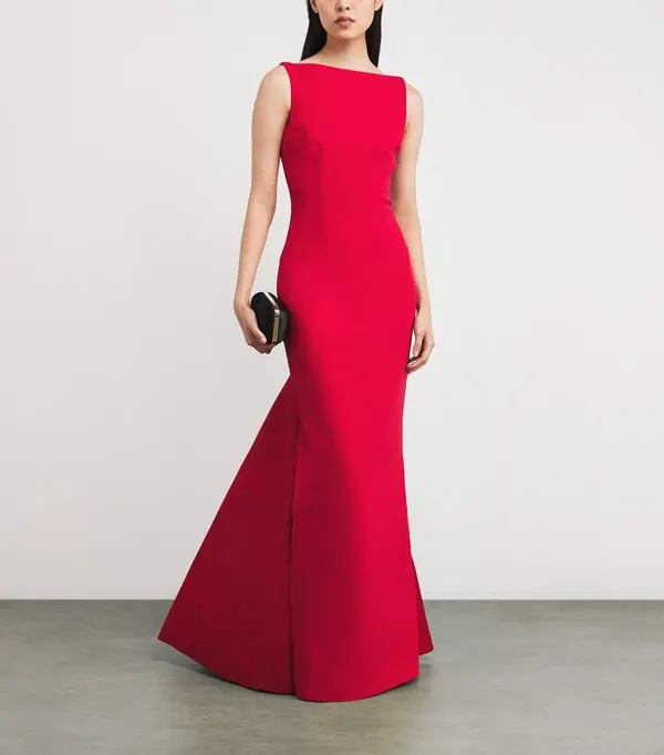 Safiyaa Sloane Crepe Gown