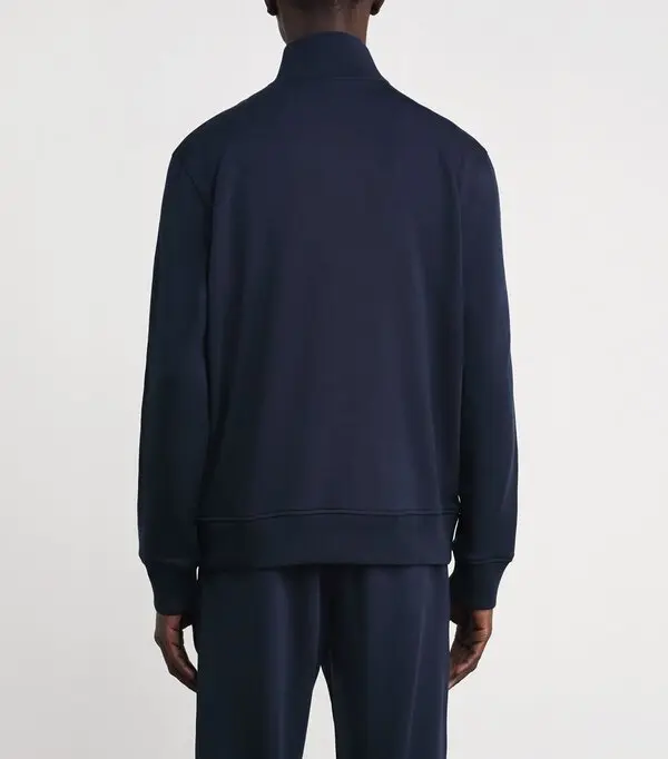 Canali Wool Zip-up Sweatshirt