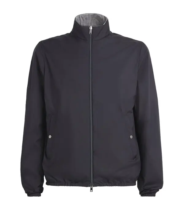 Herno Reversible Zip-up Jacket - Navy