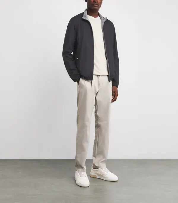 Herno Reversible Zip-up Jacket - Navy