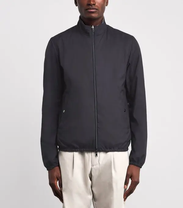 Herno Reversible Zip-up Jacket - Navy