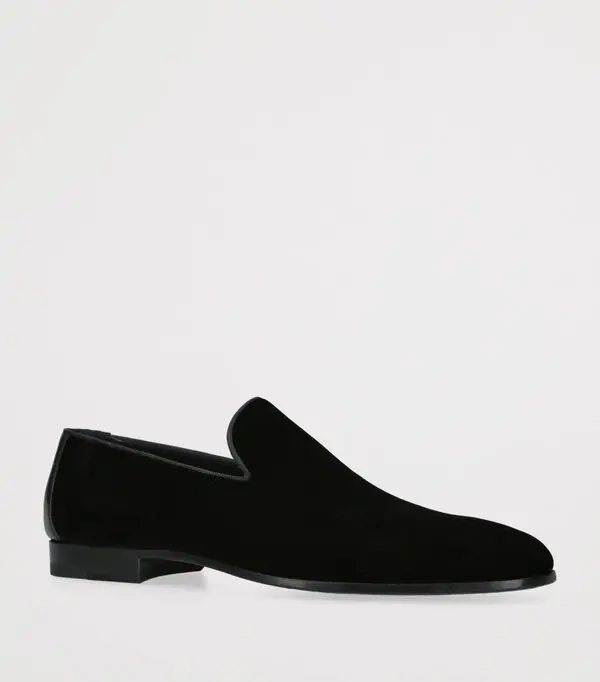 Magnanni Velvet Venetian Loafers