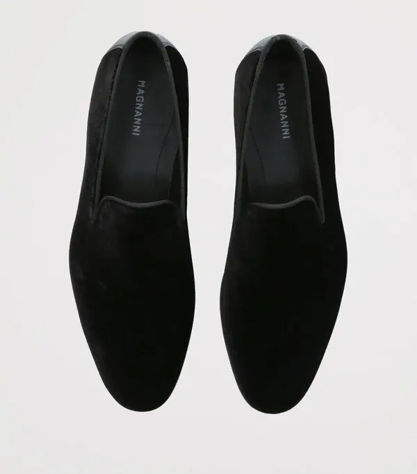 Magnanni Velvet Venetian Loafers