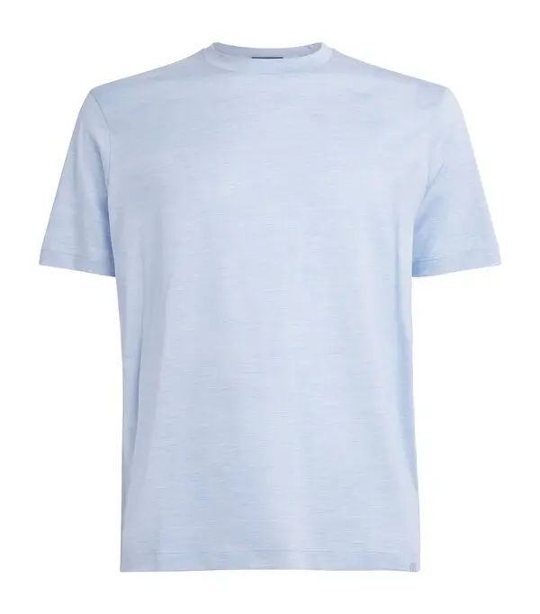 Paul & Shark Cotton-silk Stripe T-shirt - Blue