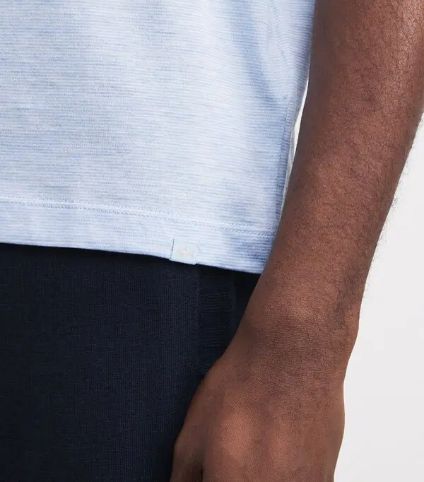 Paul & Shark Cotton-silk Stripe T-shirt - Blue