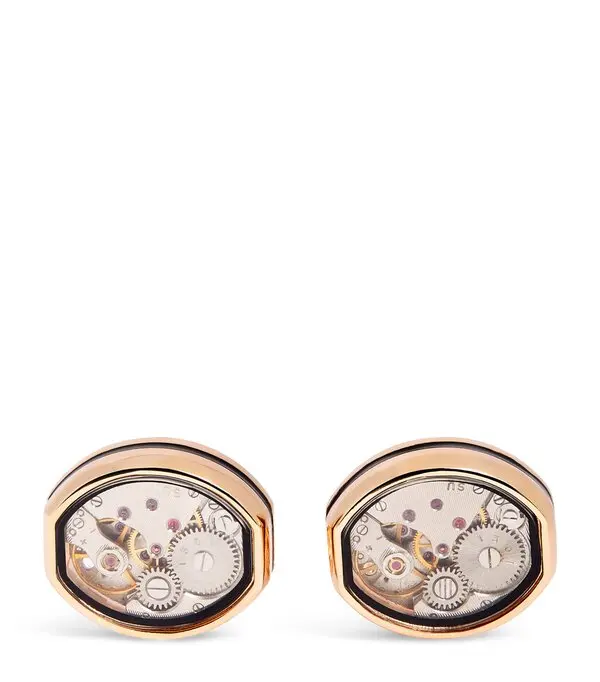 Tateossian Skeleton Cufflinks - Rose Gold