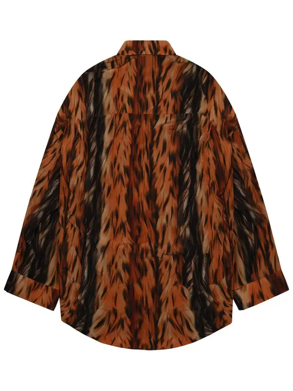 Balenciaga Silk Shirt - Brown