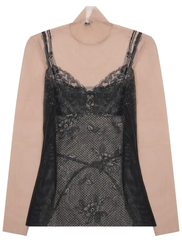 Balenciaga Top "lingerie - Black