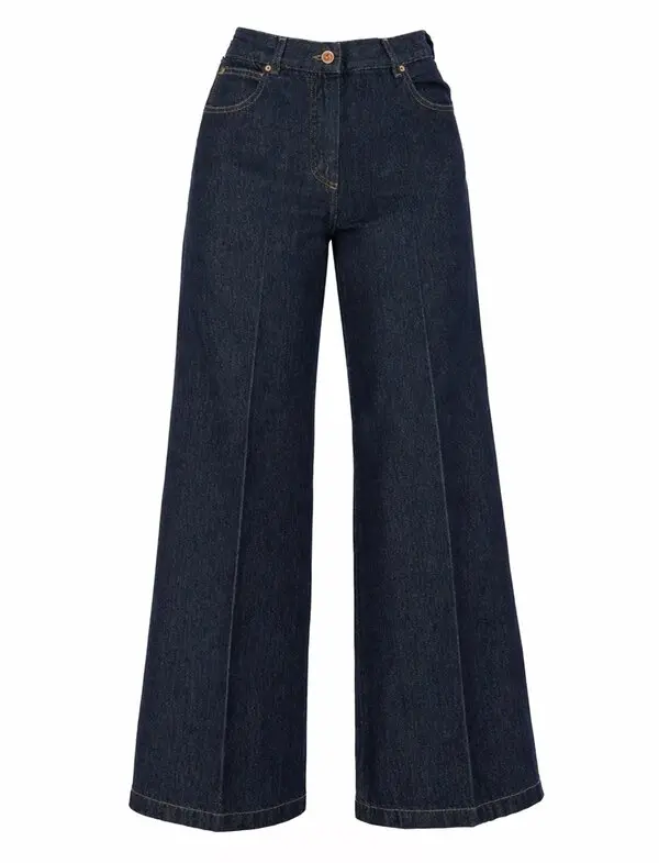 Aspesi Wide Leg Jeans - Denim