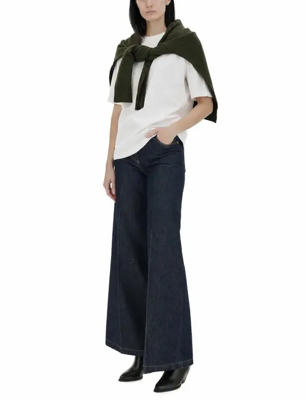 Aspesi Wide Leg Jeans - Denim