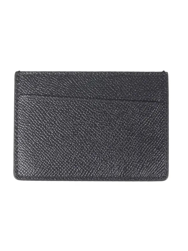 MAISON MARGIELA Leather Card Holder - Black
