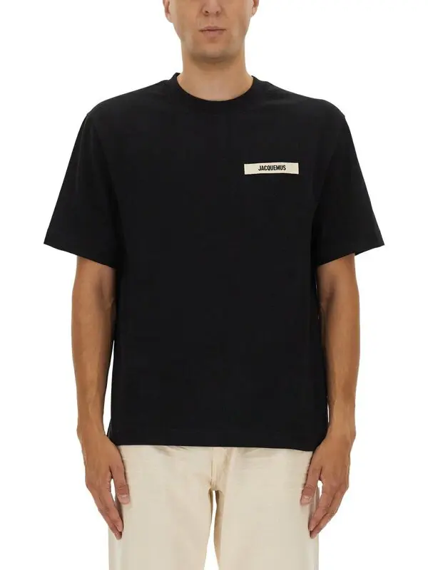 Jacquemus The Grosgrain Shirt - Black
