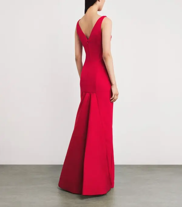 Safiyaa Crepe Sloane Gown