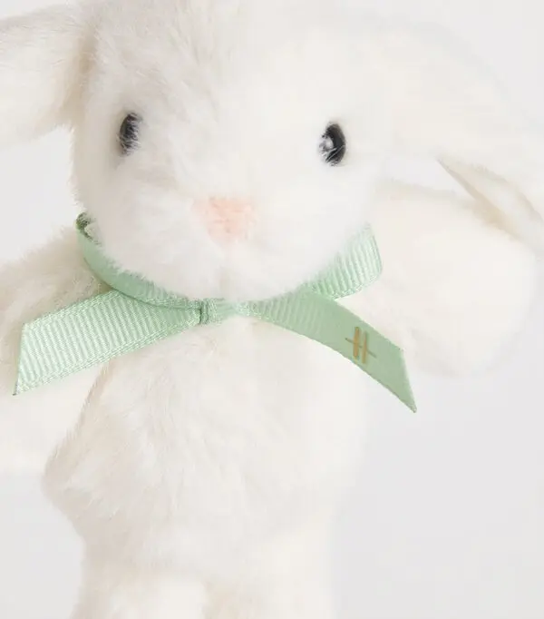 Harrods Plush Bunny Keyring - White