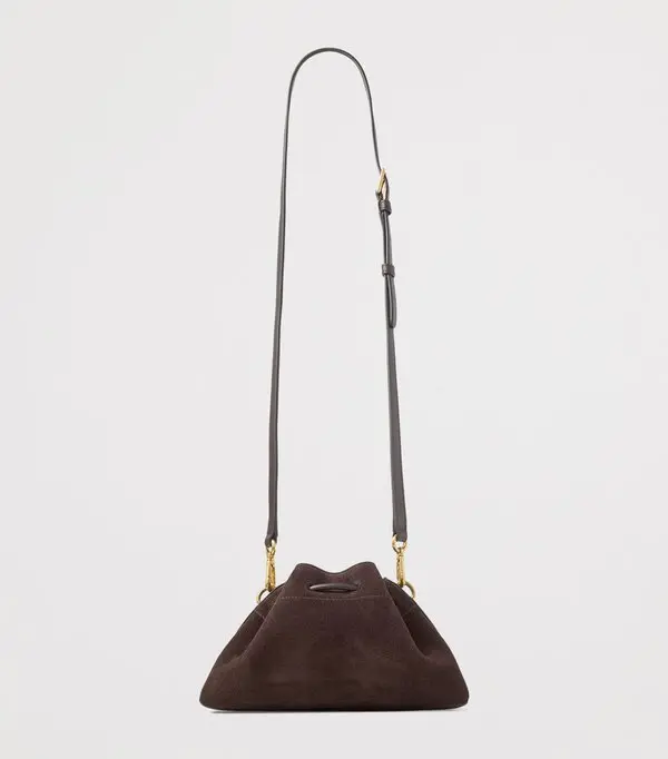 JIMMY CHOO Small Cinch Shoulder Bag - Brown
