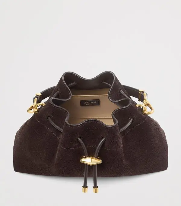 JIMMY CHOO Small Cinch Shoulder Bag - Brown
