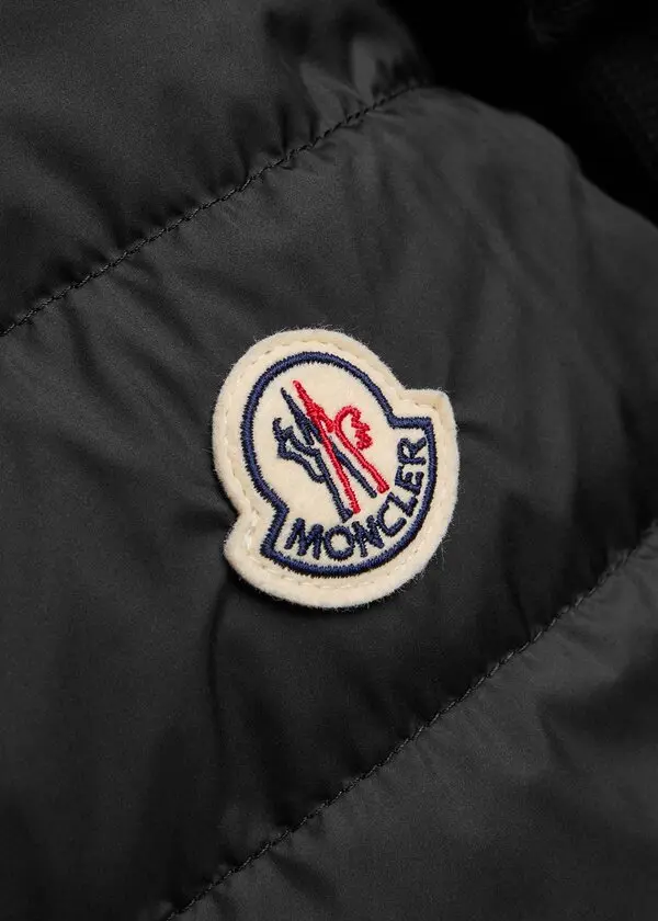 Moncler Quilted Cotton And Shell Jacket