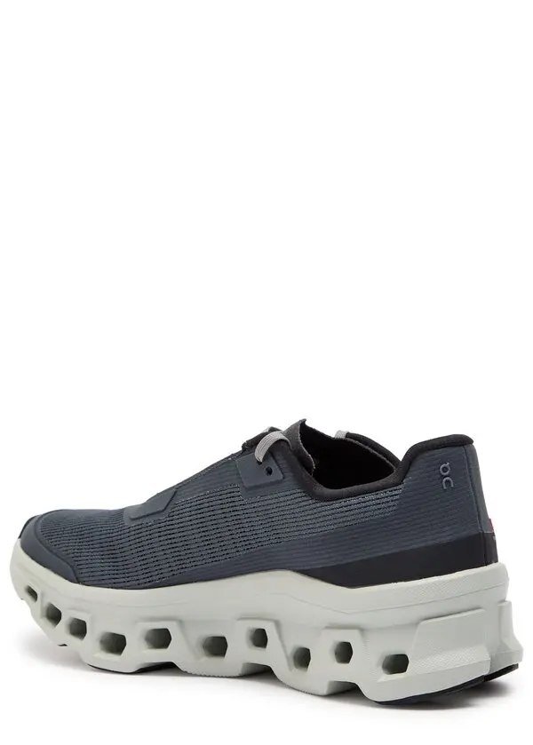 On Panelled Mesh-knit Sneakers - Grey