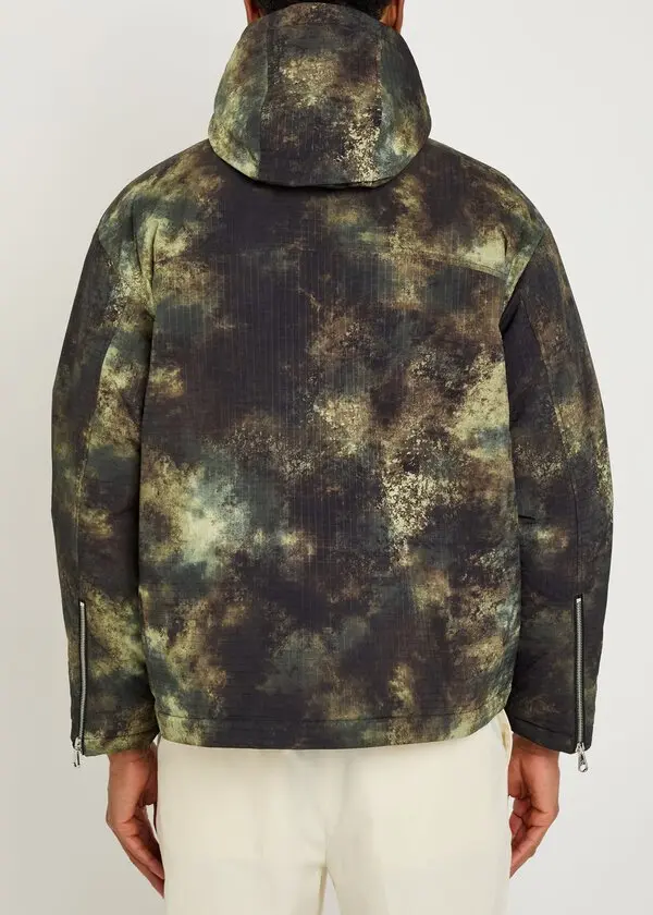COLE BUXTON Padded Printed Shell Jacket