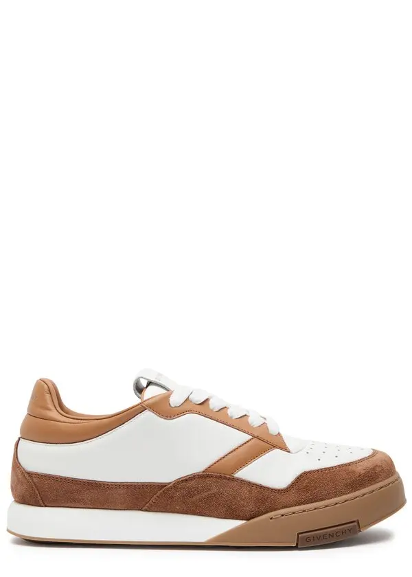 Givenchy Yard Court Panelled Leather Sneakers - White
