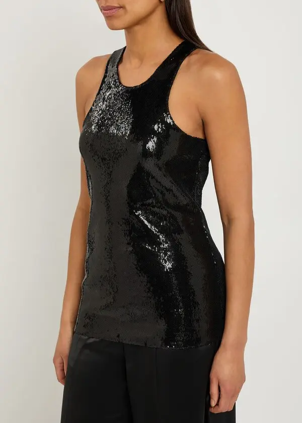 TOTEME Sequin Tank Top