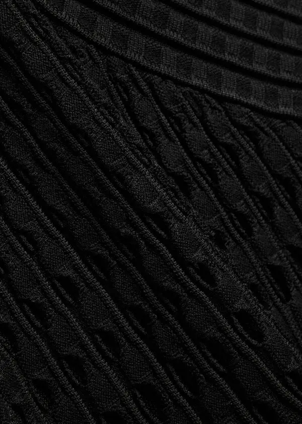 Simkhai Jenna Textured Knit Mini Dress