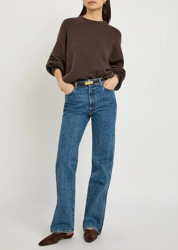 Khaite Abigail Straight-leg Jeans