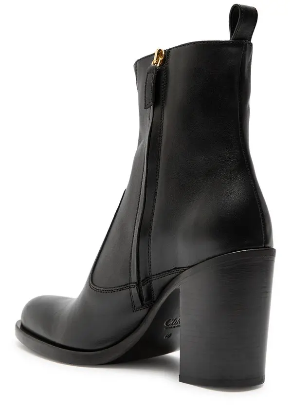 Chloé Phoenix 90 Leather Ankle Boots