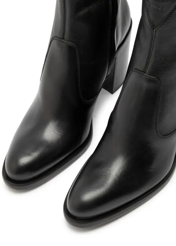Chloé Phoenix 90 Leather Ankle Boots