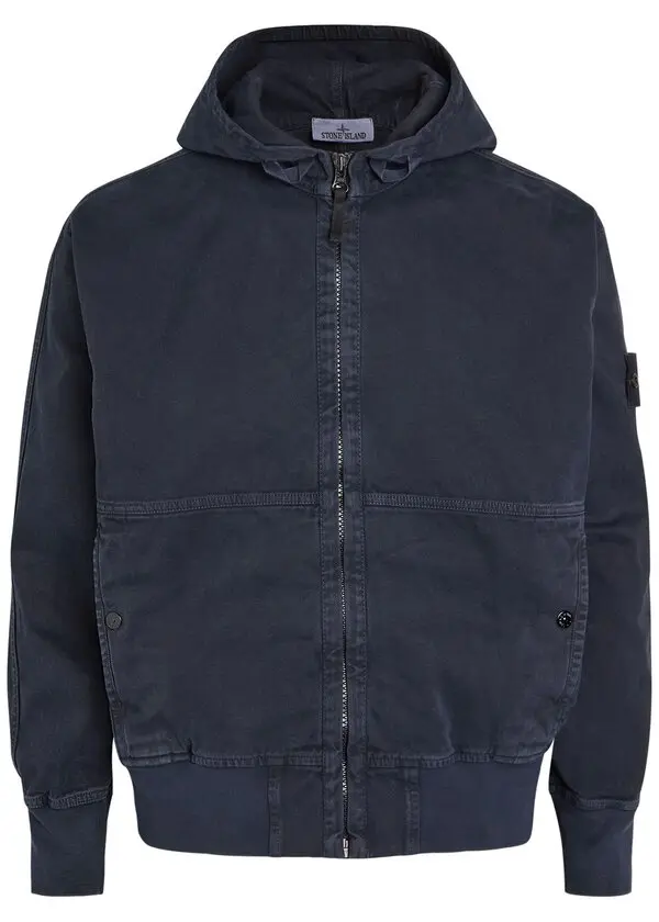 Stone Island Hooded Canvas Jacket