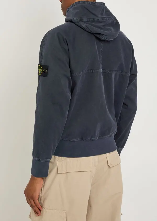 Stone Island Hooded Canvas Jacket