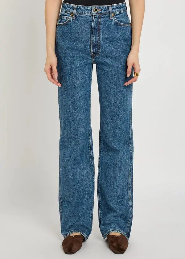 Khaite Abigail Straight-leg Jeans