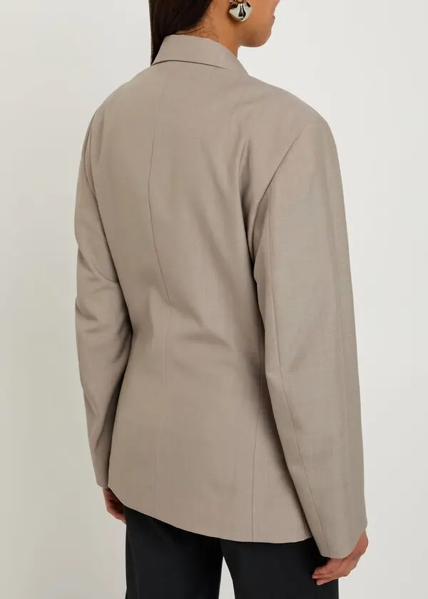 LEMAIRE Double-breasted Woven Blazer