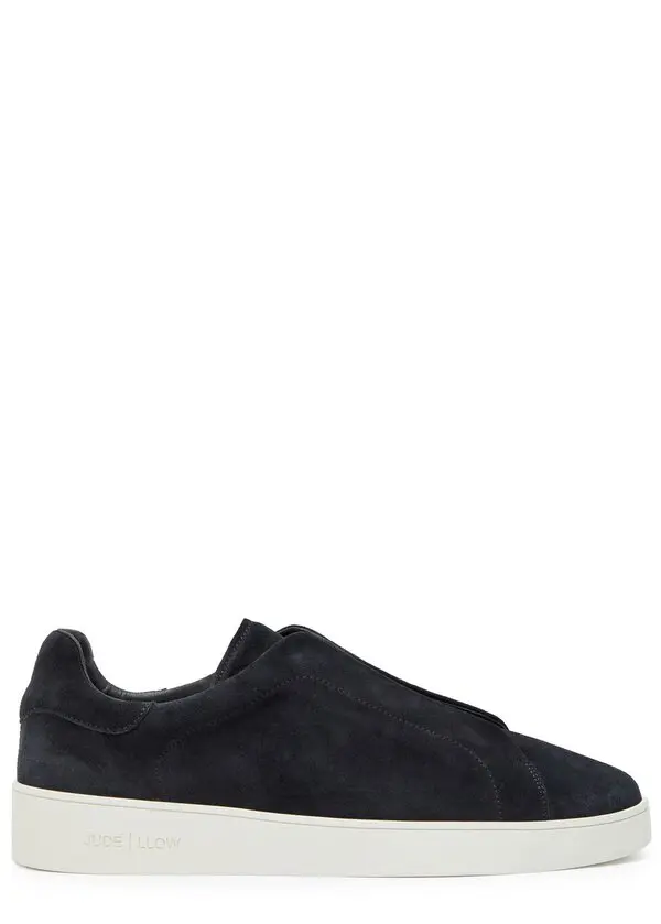 JUDE LLOW Luca Suede Sneakers - Navy