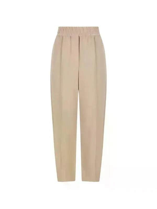 Brunello Cucinelli Elasticated-waist Trousers - Neutrals