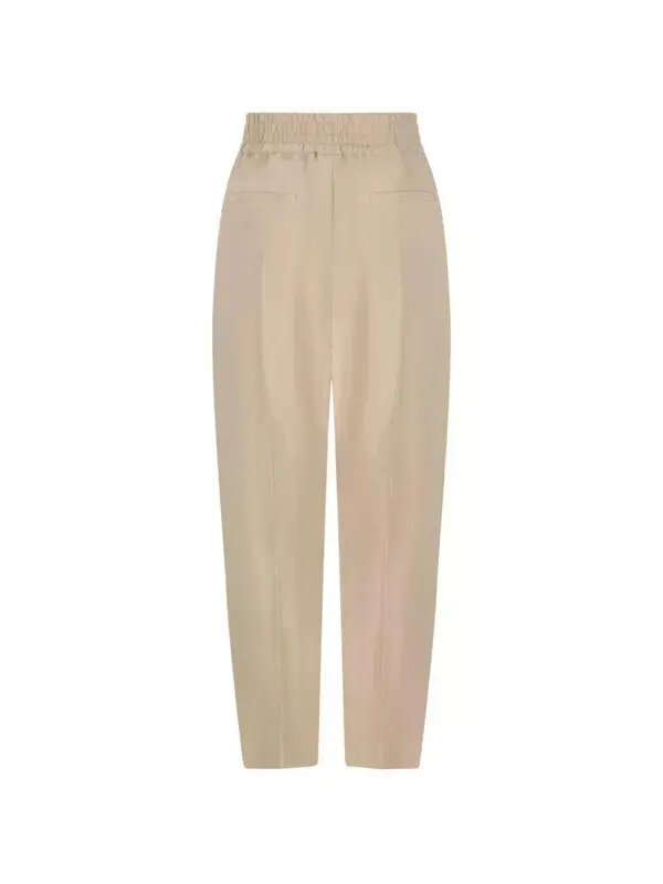 Brunello Cucinelli Elasticated-waist Trousers - Neutrals