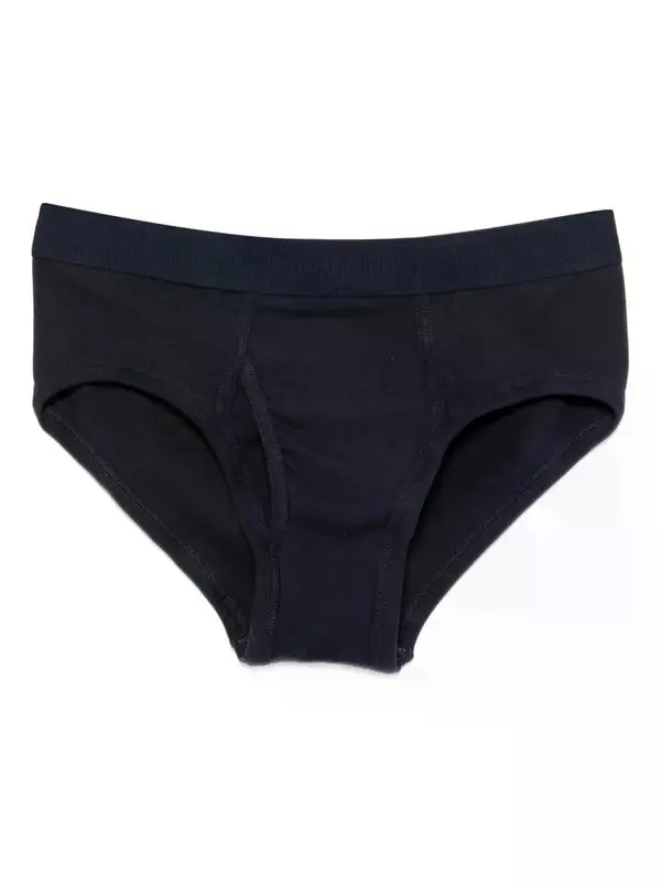 TOM FORD Logo-print Briefs - Blue