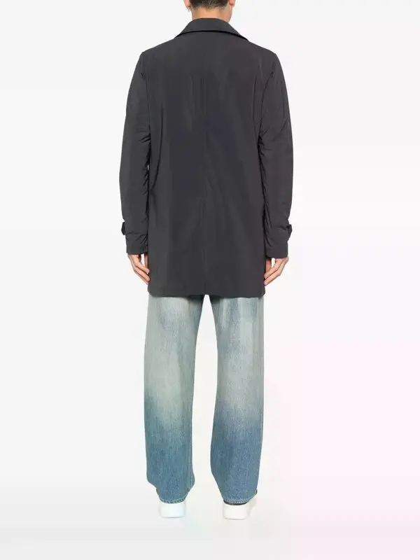 MOORER Vittor-ac Button-up Coat - Grey